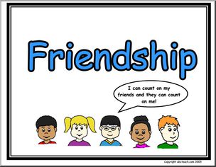 Poster: Life Skills – Friendship – Abcteach