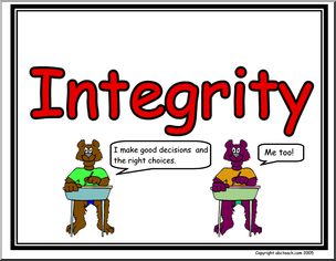 Poster: Life Skills – Integrity – Abcteach