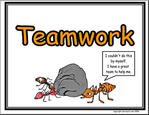 Poster: Life Skills – Teamwork – Abcteach