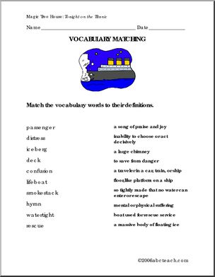 Tonight on the Titanic (primary/elementary) Book – Abcteach