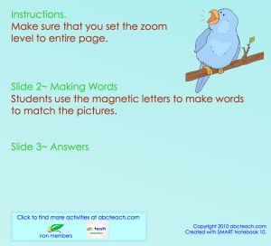 Interactive: Notebook: Phonics: Letter “M” (Pair) – Abcteach