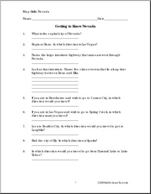Nevada – Abcteach