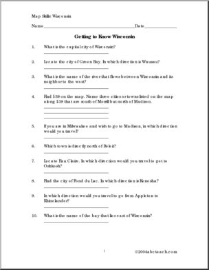 Wisconsin – Abcteach