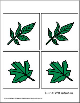 Matching: Leaves (pre k-primary) – Abcteach
