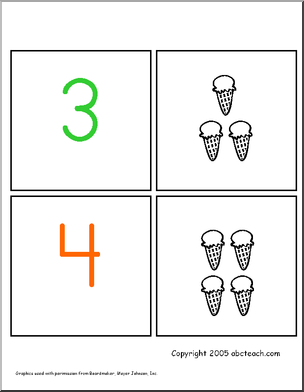 Matching: Numbers (pre k- primary) – Abcteach