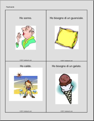 Italian: Matching: Espressioni Idiomatiche con immagini – Abcteach