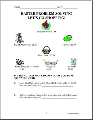 Fractions – Pizza theme (upper elem) Word Problems – Abcteach