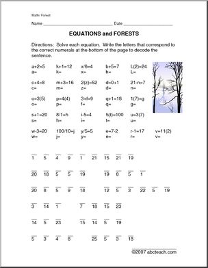 Worksheet: Multiplying Deciduous Animals (upper elem) – Abcteach