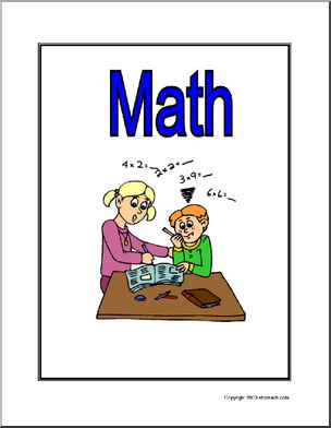 Portfolio Cover: Math – Abcteach