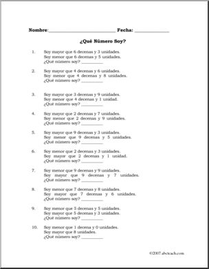 Spanish: Spanish 1 – Practica los nË™meros de 100 a 1000_2 (secundaria ...