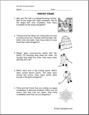 Word Wall: Winter (primary) – Abcteach