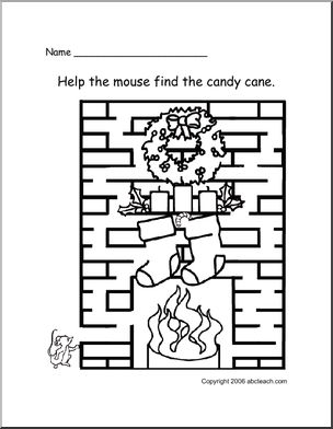 Polar Express (elem) Maze – Abcteach