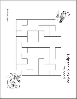 Maze: Birds 1 (easier) – Abcteach