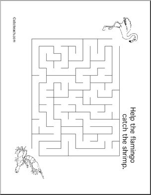 Maze: Birds 2 (easy) – Abcteach