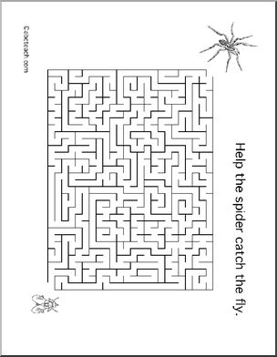 Maze: Bugs 4 (harder) – Abcteach