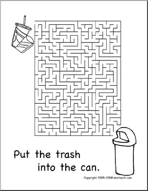 Maze: Earth Day 4 (harder) – Abcteach