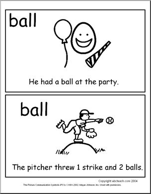 Ball Homonym – Abcteach