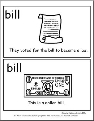 Bill Homonym – Abcteach