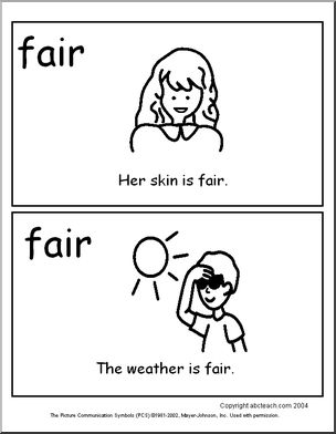 Fly Homonym – Abcteach