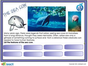 Interactive: Notebook: Mermaids-Reading Comprehension (with Audio ...