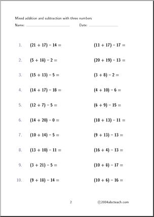 Mixed Practice – Page 3 – Abcteach