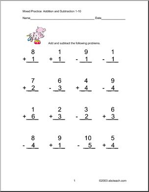 Mixed Practice – Page 3 – Abcteach