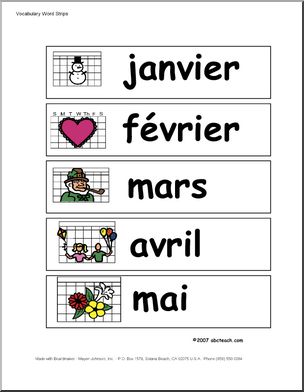 French Word Walls – Abcteach