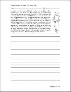 Writing Prompt: Opinion: Qualities of A Friend (Grade 4) – Abcteach