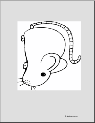 Coloring Page: Mouse – Abcteach