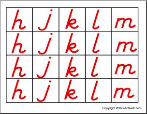 Movable Alphabet – Abcteach