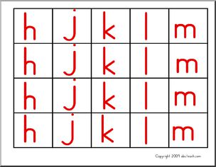 Movable Alphabet – Abcteach