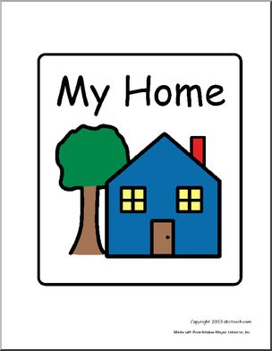 Sign: My Home – Abcteach