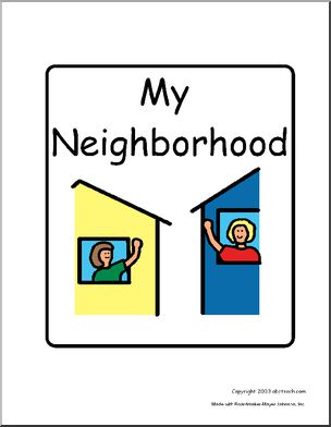 Sign: My Neighborhood – Abcteach