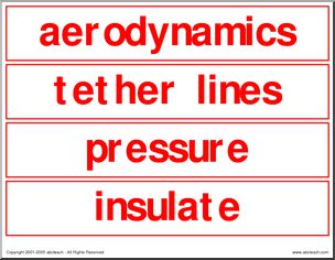 Word Wall: Science – Flight – Abcteach