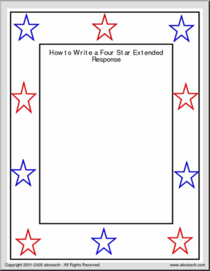 How to Write a Four Star Extended Response – Abcteach