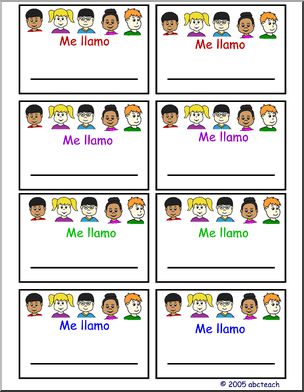 Spanish: Me llamo – Abcteach