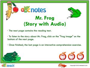 Interactive: Notebook: Reading Comprehension with Audio: Fly a Kite (prek-1) – Abcteach