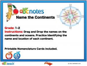 Interactive: Notebook: Map–South America – Abcteach