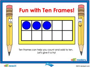 Interactive: Notebook: Math – Ten Frames (PreK-1) – Abcteach