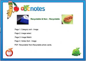 Interactive: Notebook: Recycle – Abcteach