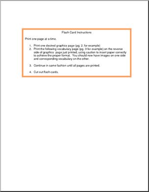 French: Food Flashcards – Abcteach