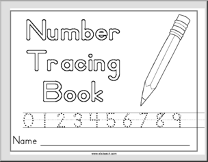 Numbers Tracing Book 0-9 – Abcteach