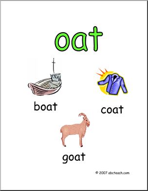 Word Family – OOF Words Poster – Abcteach