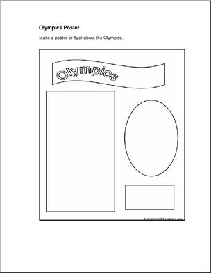 Poster: Make an Olympics Poster – Abcteach