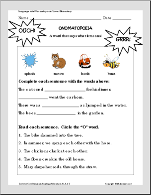 Onomatopoeia – Abcteach