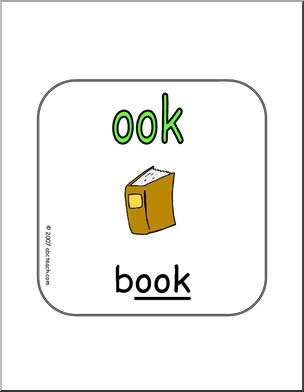 Word Family – OOK Words Sign – Abcteach