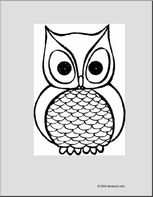 Coloring Page: Owl – Abcteach