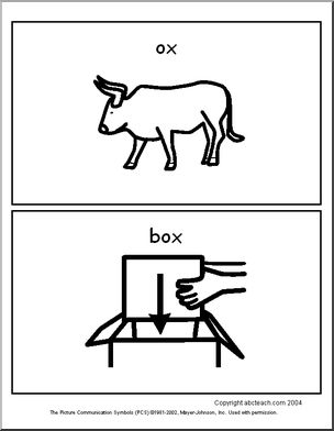 “ox” words Word Family Booklet – Abcteach
