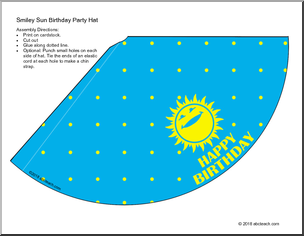 “Fun in the Sun”-Themed Party Hat – Abcteach