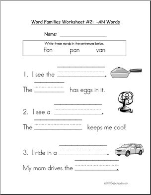 Word Family Worksheets – Page 4 – Abcteach